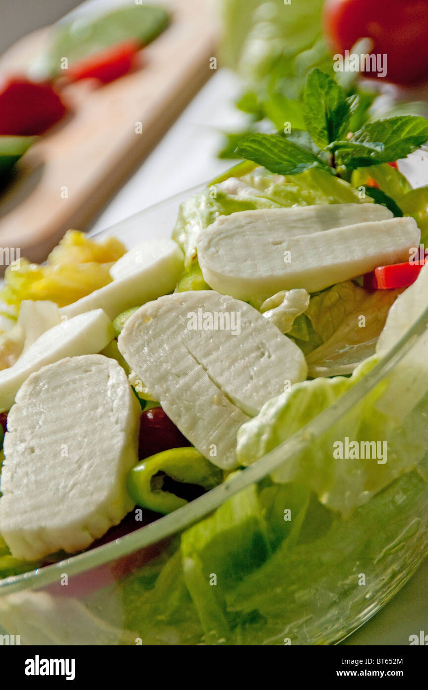 Halloumi slices hi-res stock photography and images - Alamy