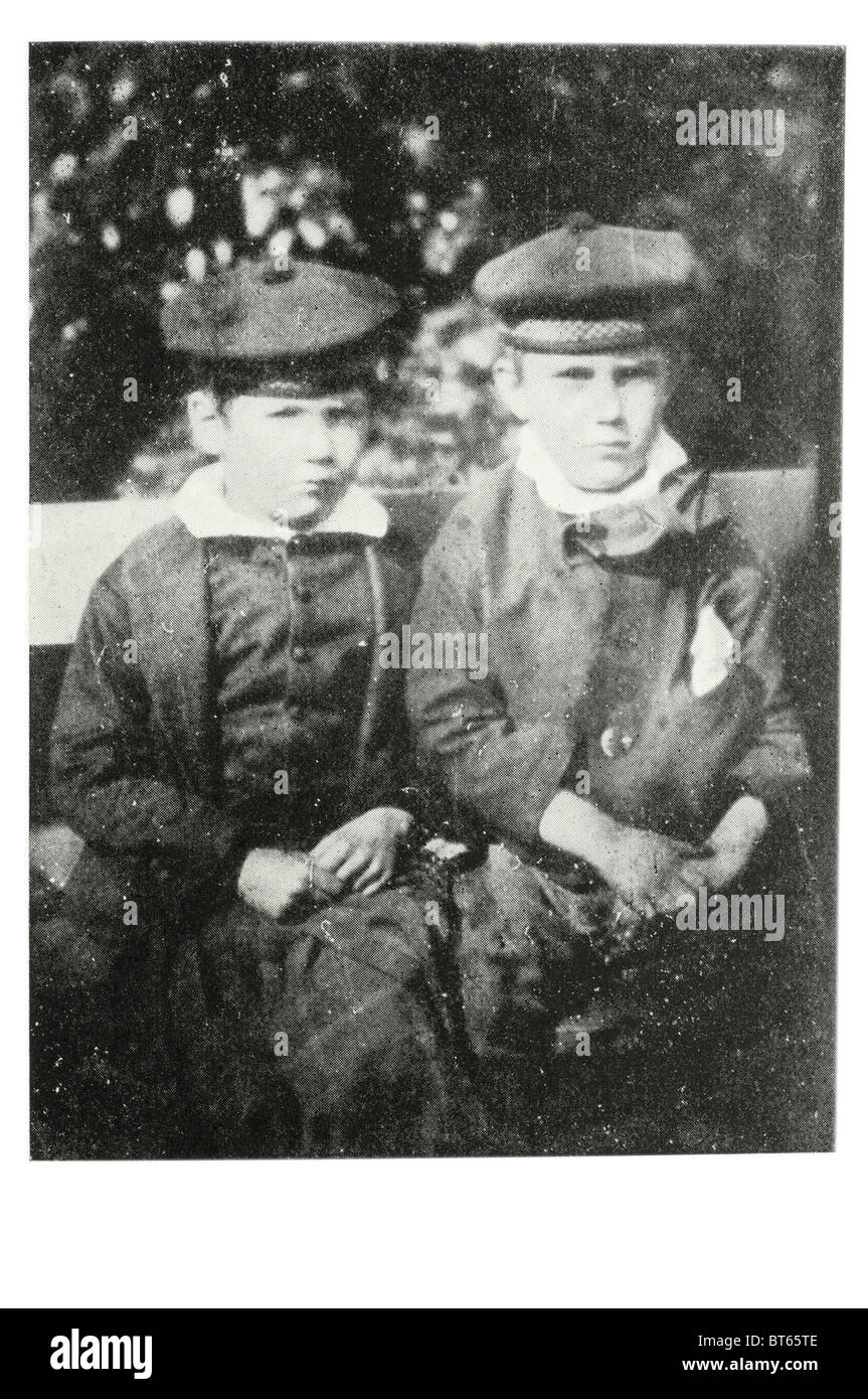 robert louis Balfour stevenson on right aged 8 with cousin 13 November ...