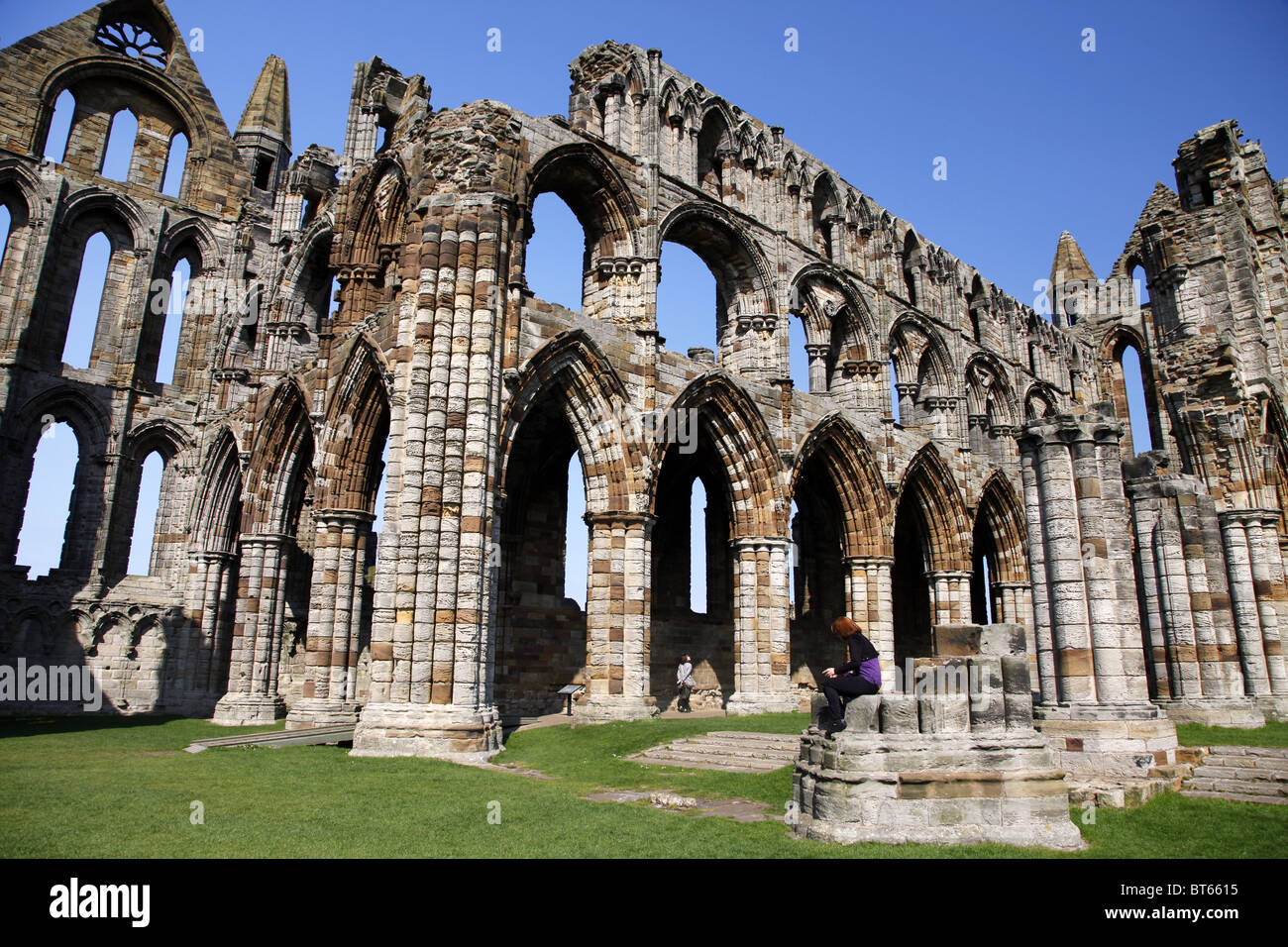 WHITBY ABBEY STONEWORK WHITBY NORTH YORKSHIRE WHITBY NORTH YORKSHIRE ...