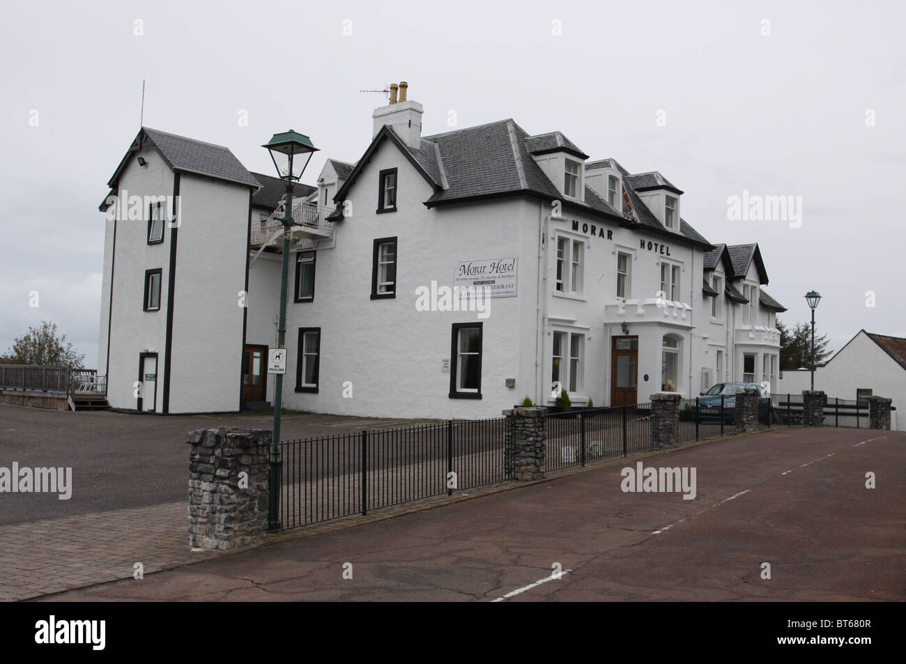 exterior of Morar hotel Scotland October 2010 Stock Photo - Alamy