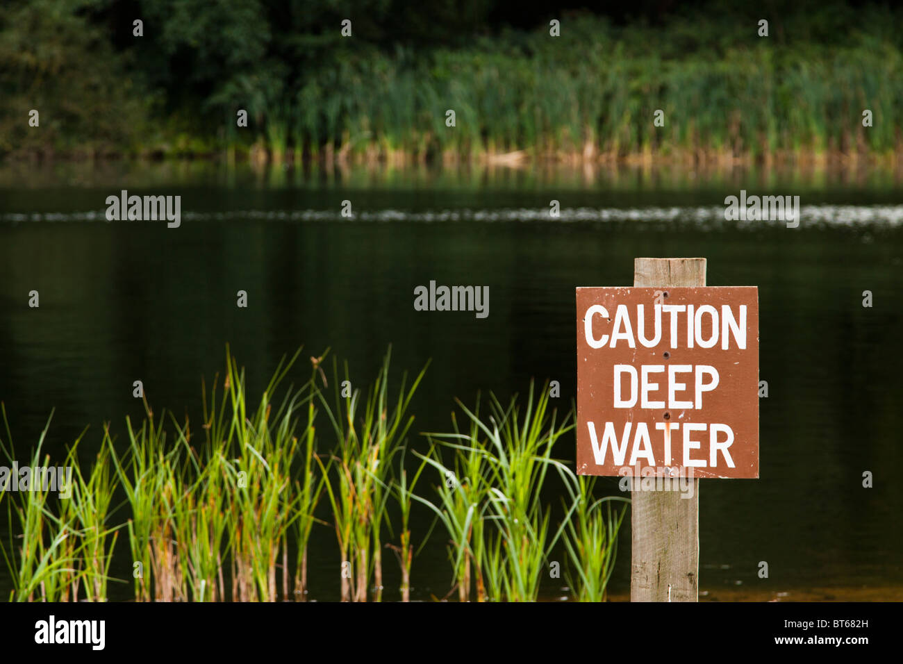 Danger Deep Water Sign Signs High Resolution Stock Photography and ...