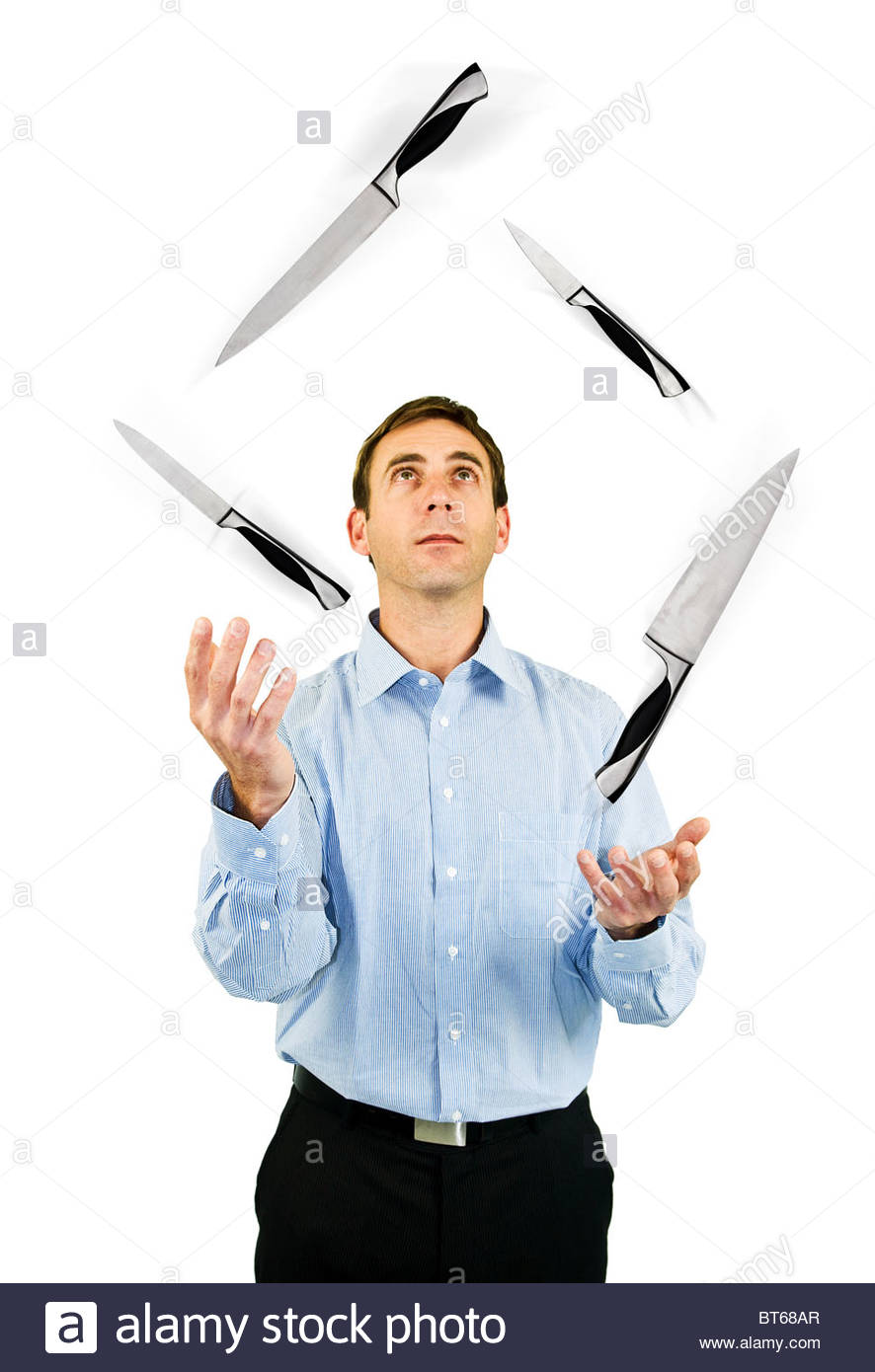 Knife Juggling Stock Photos & Knife Juggling Stock Images - Alamy