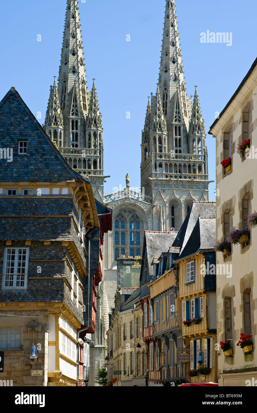 France brittany quimper old town hi-res stock photography and images ...