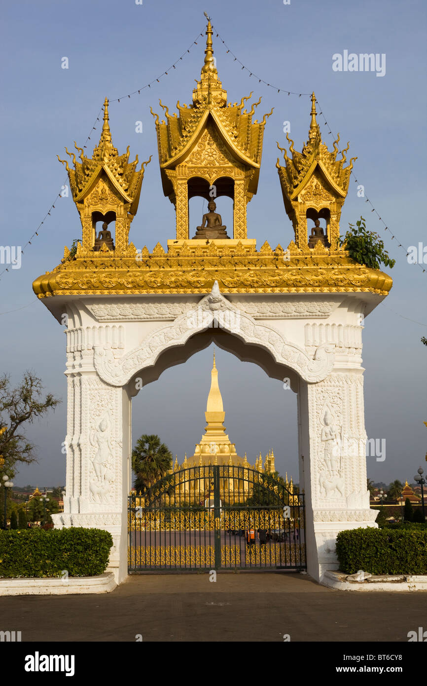 That Luang Vientiane Laos Stock Photo - Alamy