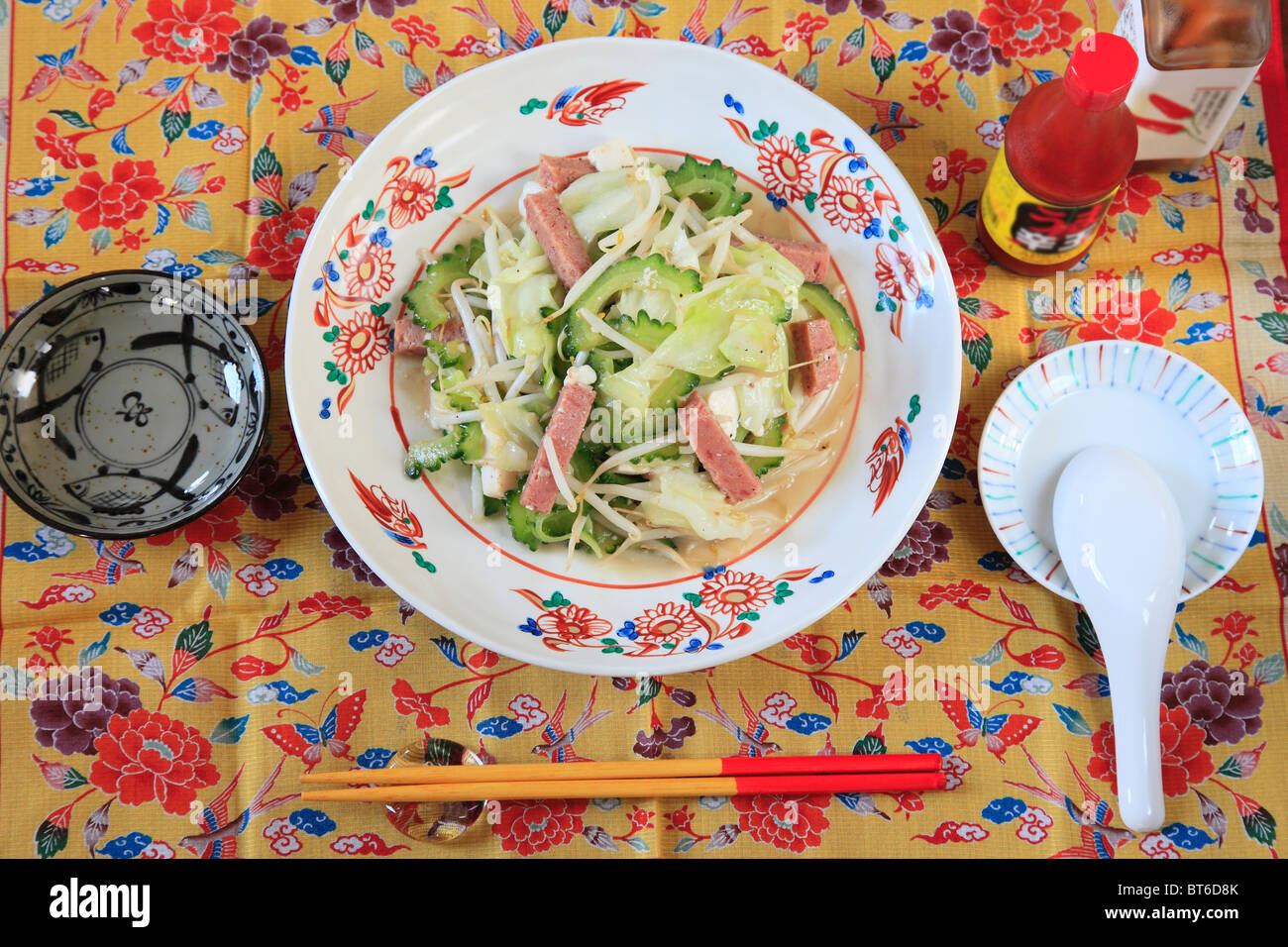 Goya chanpuru hi-res stock photography and images - Alamy