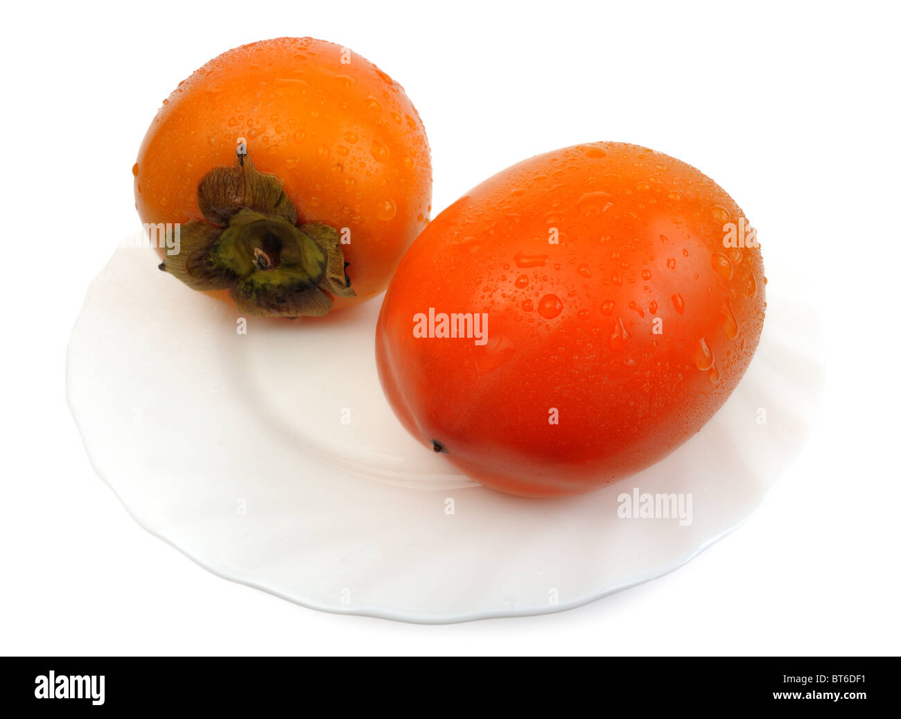 Vegetarian food red persimmon hi-res stock photography and images - Alamy