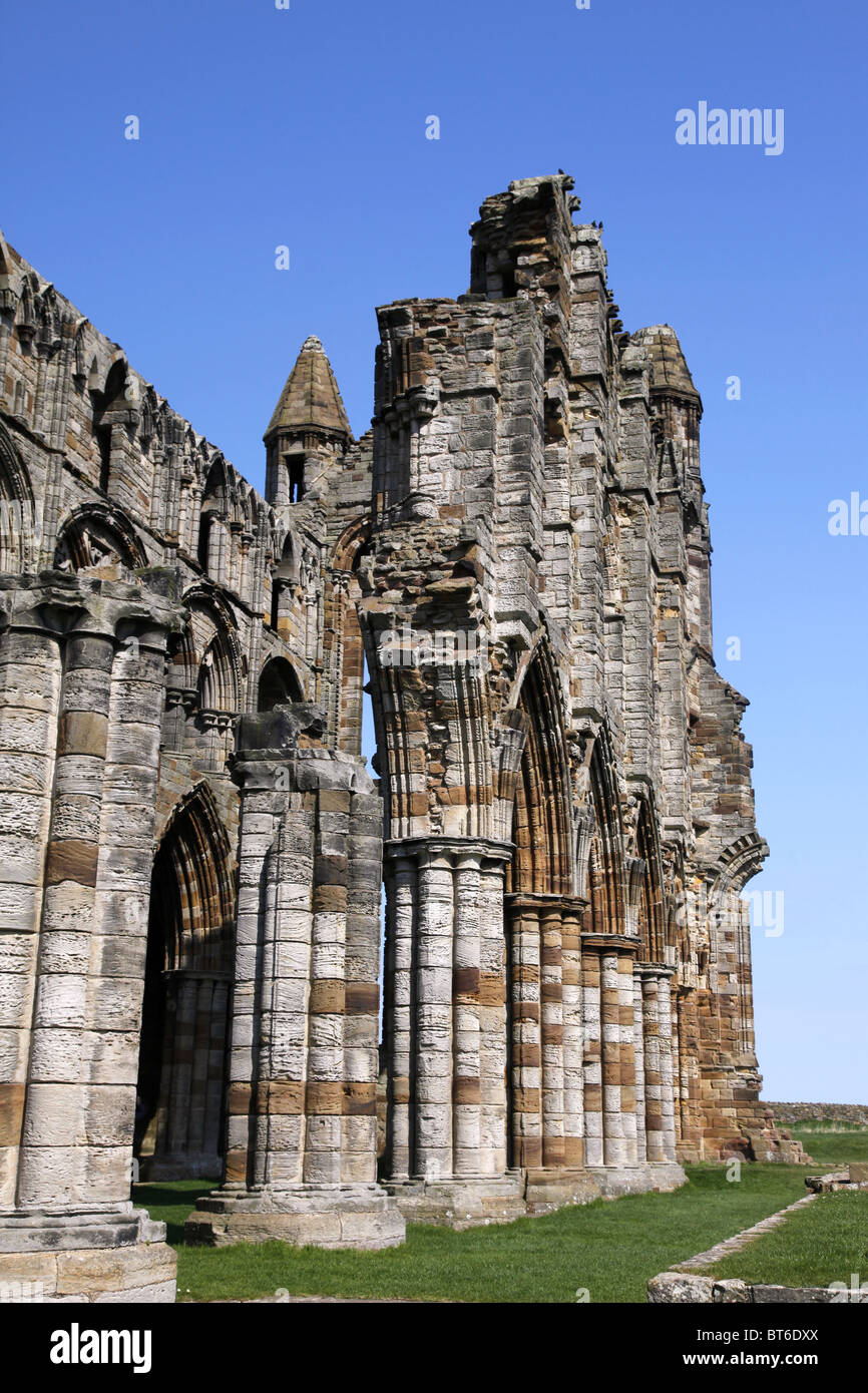 WHITBY ABBEY STONEWORK WHITBY NORTH YORKSHIRE WHITBY NORTH YORKSHIRE ...