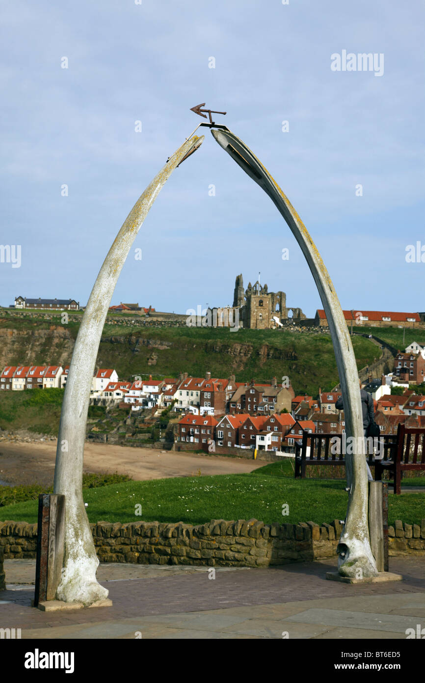 WHALE BONES ARCH CHURCH WHITBY NORTH YORKSHIRE WHITBY NORTH YORKSHIRE ...