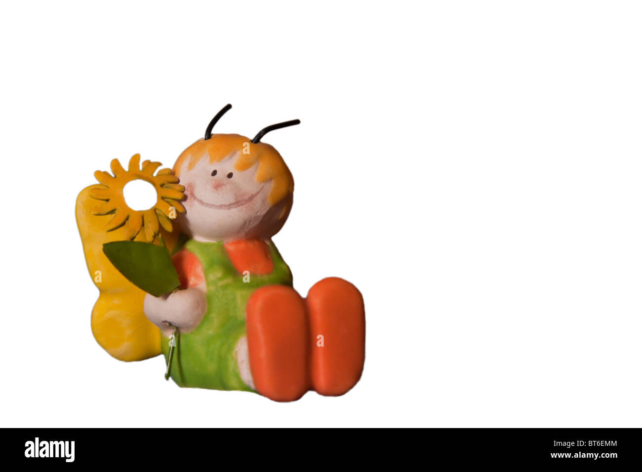 Flower sit bee Cut Out Stock Images & Pictures - Alamy