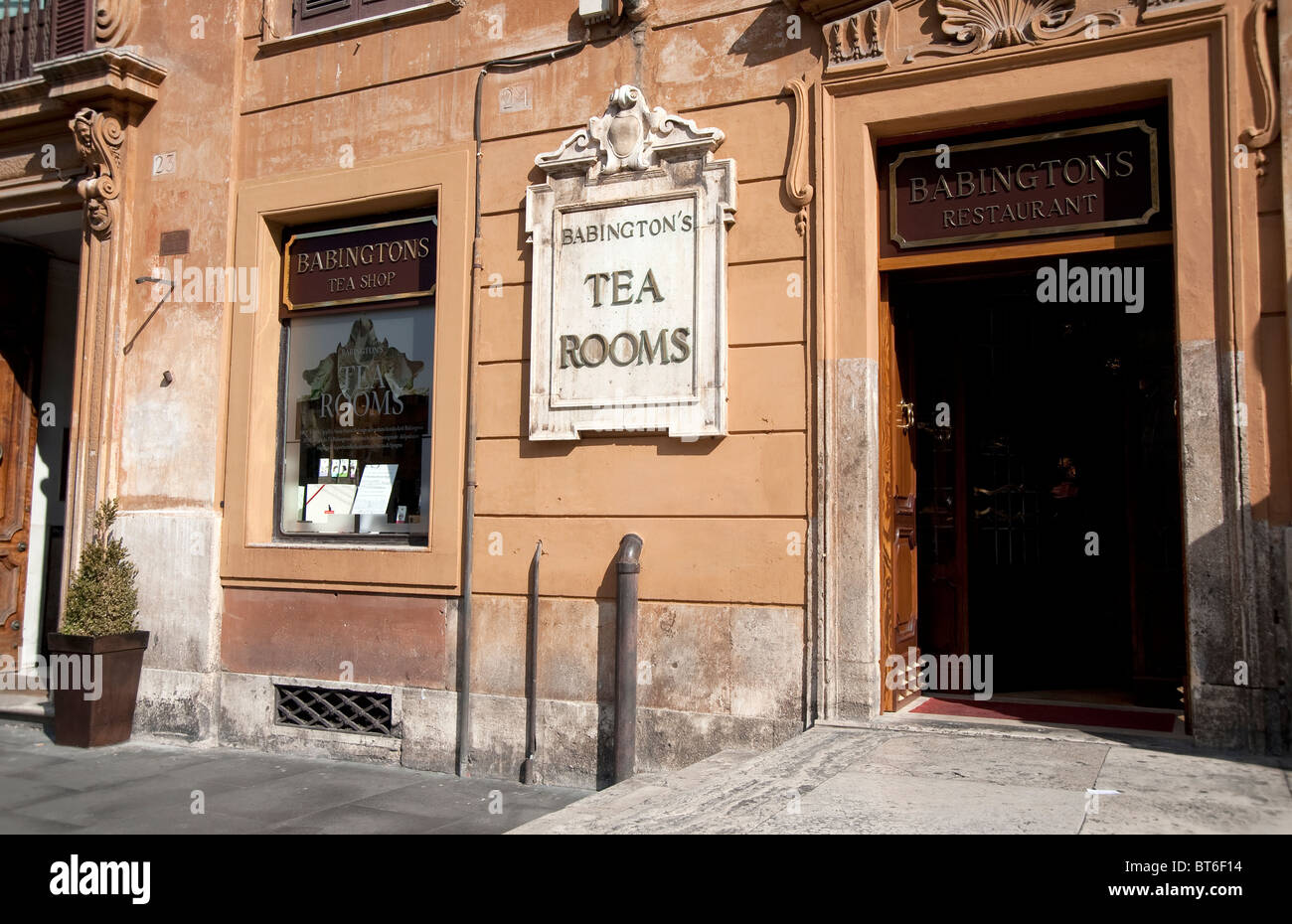 The Babingtons tea rooms near the Spanish steps in Rome, Italy Stock ...