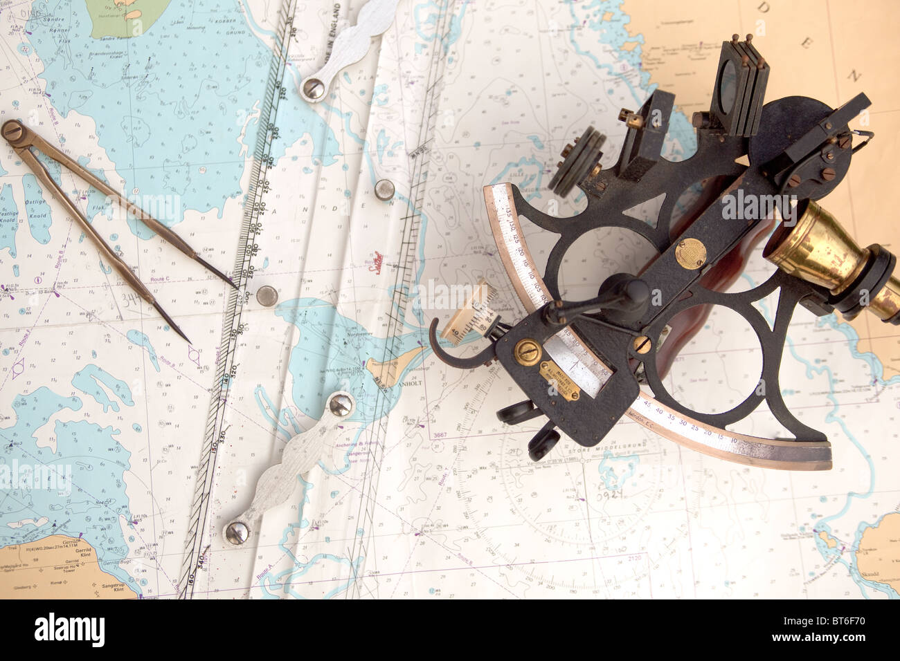 Nautical chart charts hi-res stock photography and images - Alamy