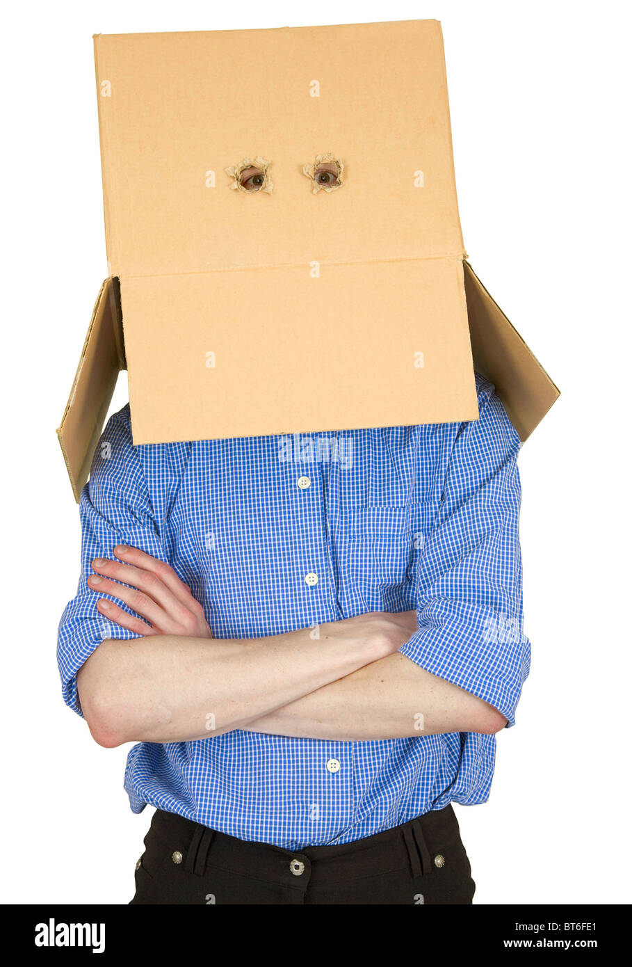 White box head on hi-res stock photography and images - Alamy