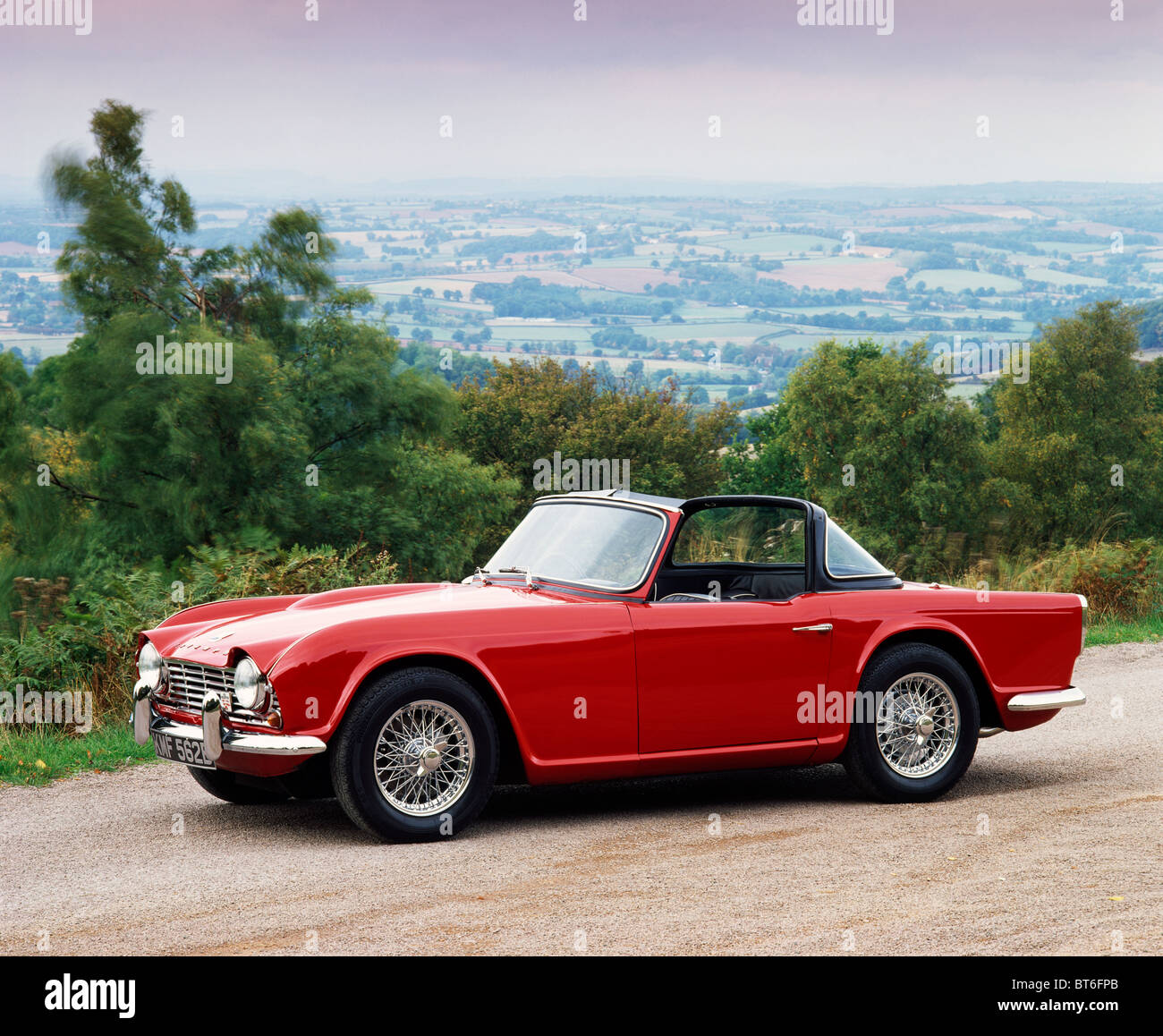Red Triumph TR4 from 1964 Stock Photo - Alamy