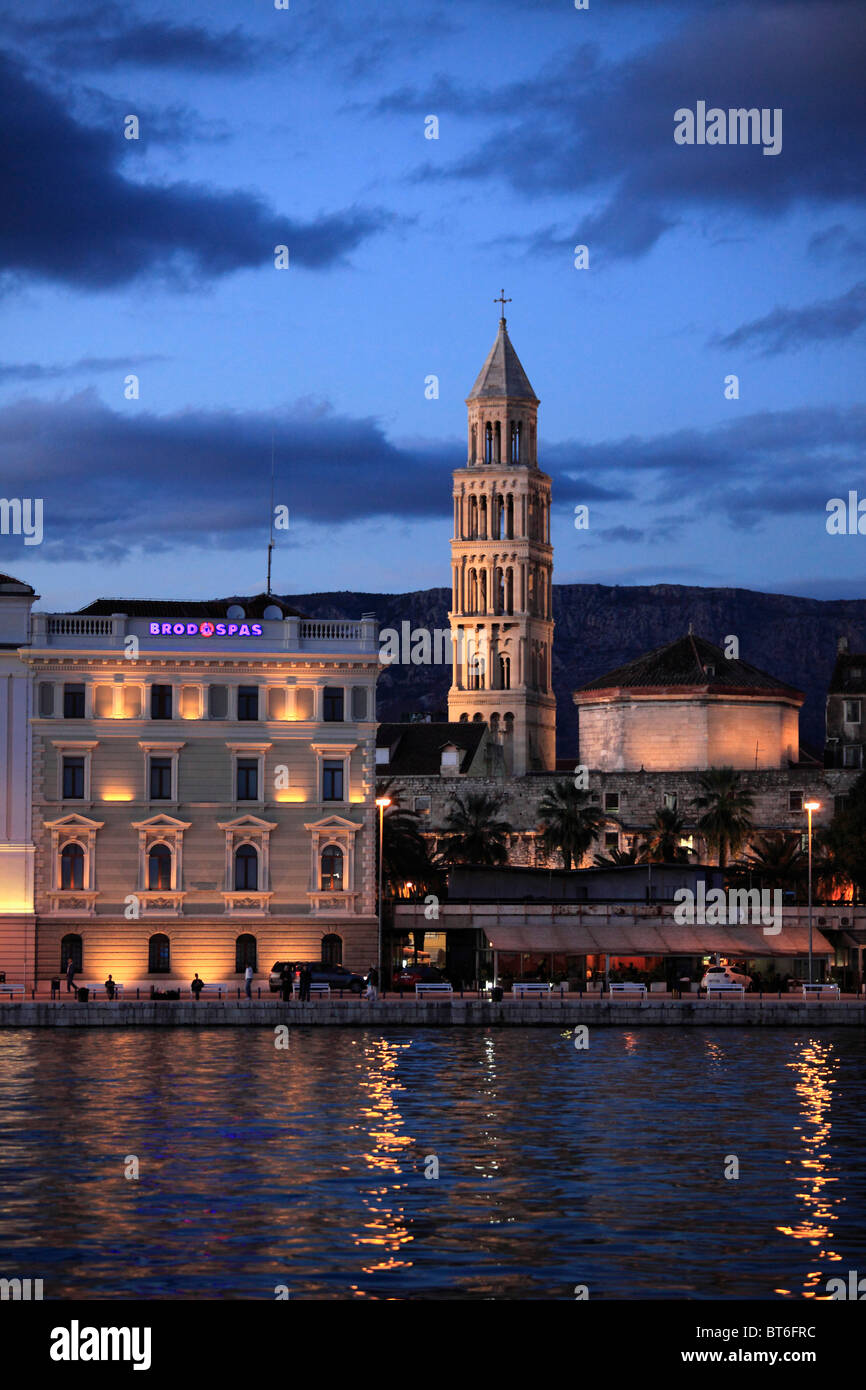 Croatia, Split, skyline, general view, cathedral Stock Photo - Alamy