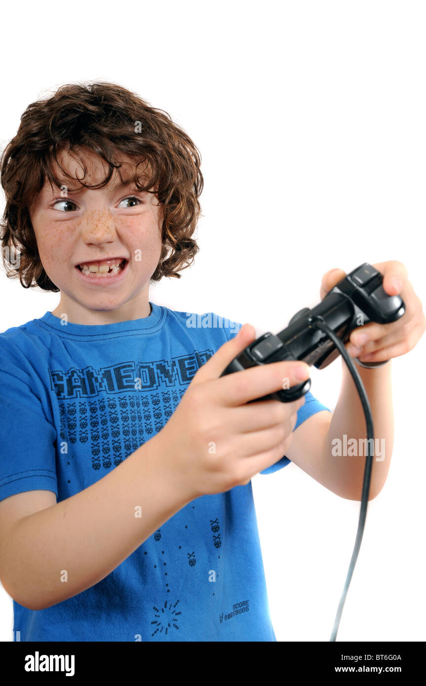 Child playing xbox hi-res stock photography and images - Alamy