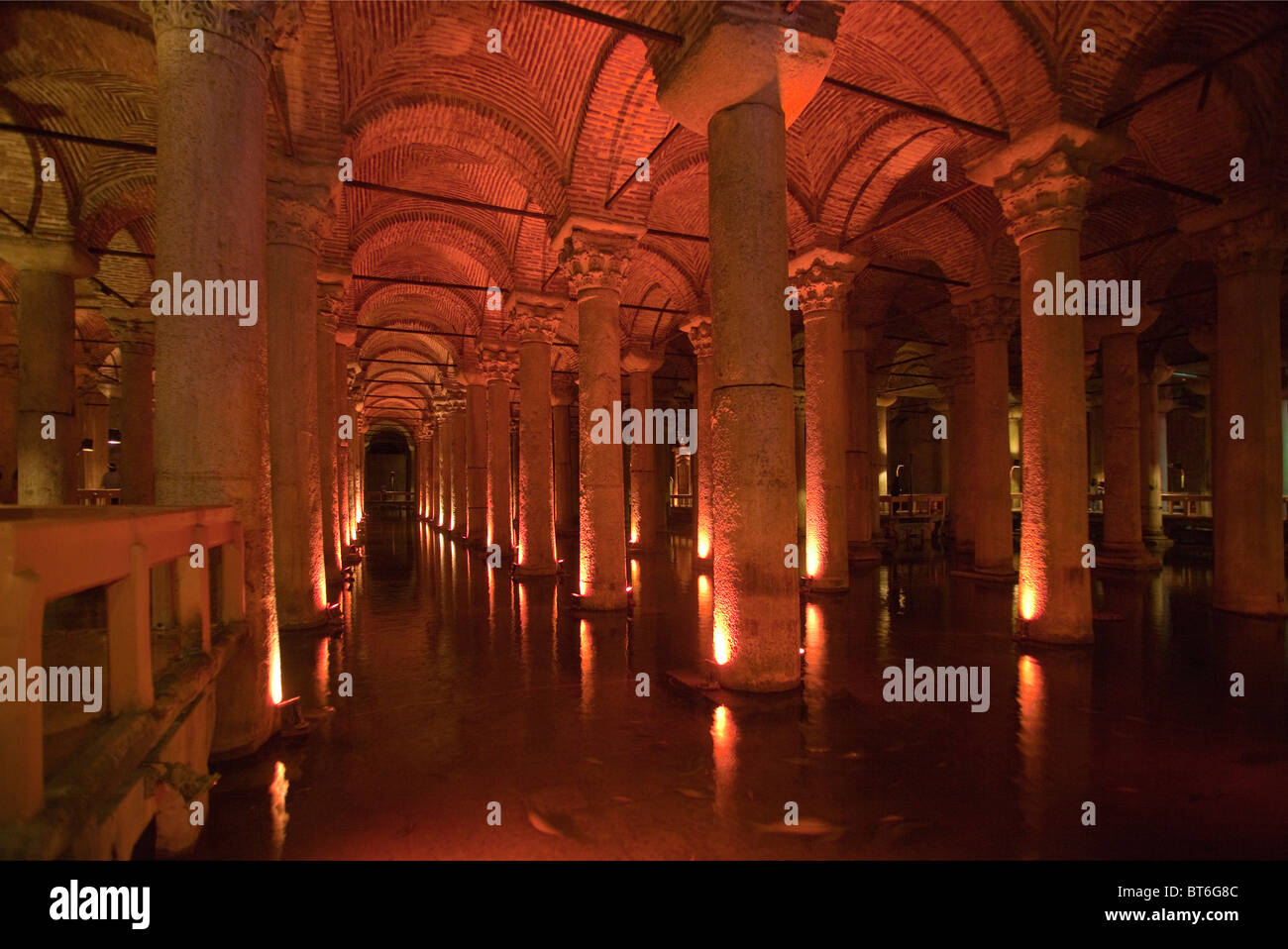 The Basilica Cistern Yerebatan Sarayı - "Sunken Palace" underground in ...