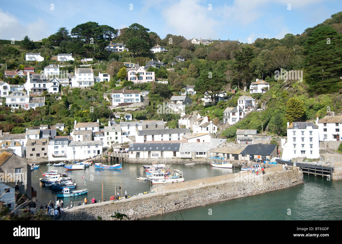 Polperro cornwall fish hi-res stock photography and images - Alamy