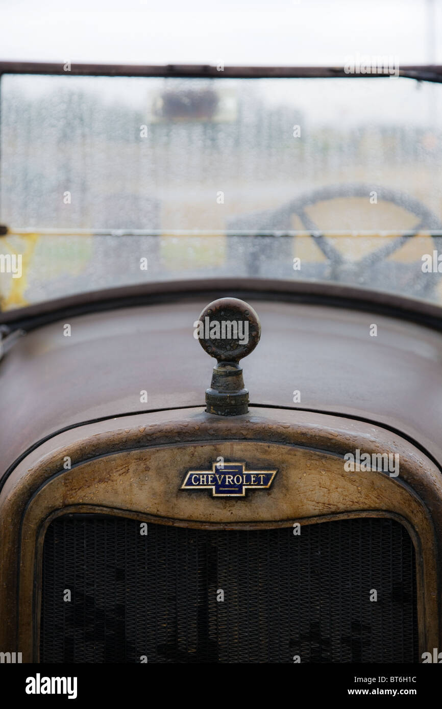 Old Chevrolet emblem Stock Photo - Alamy