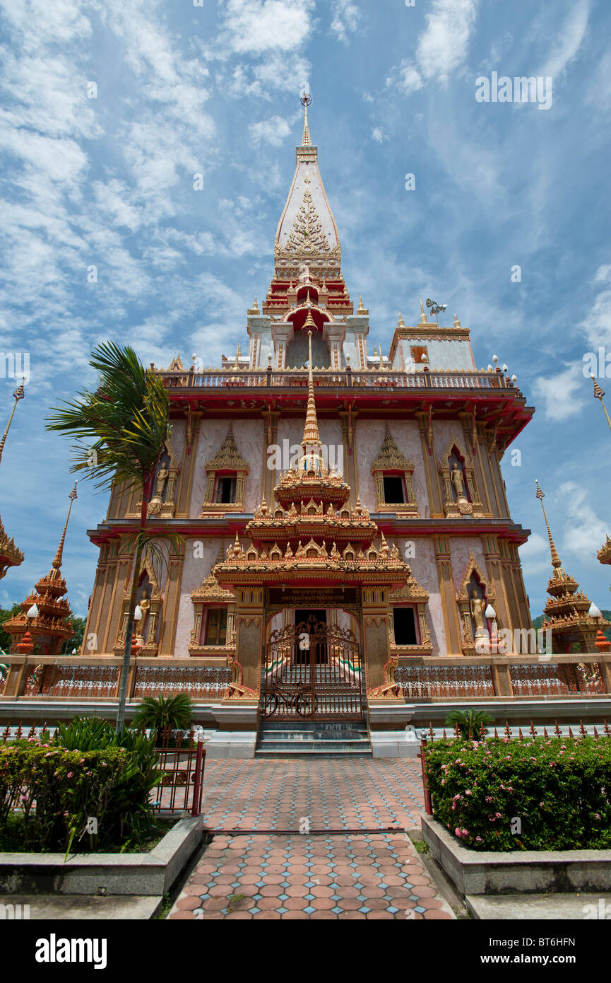 Wat Chalong in Phuket Thailand Stock Photo - Alamy