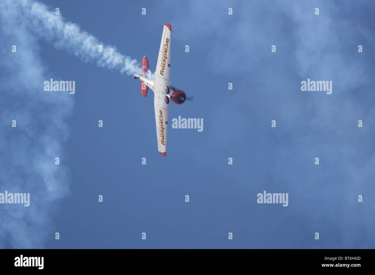 North American T6 Texan or RAF Harvard war bird Stock Photo - Alamy