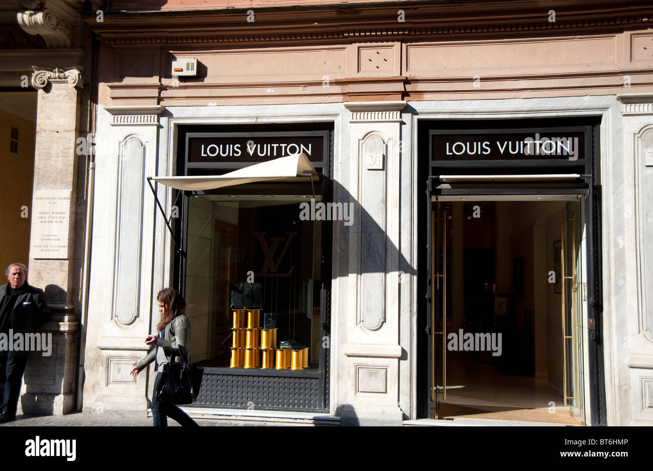 Louis vuitton store sign hi-res stock photography and images - Alamy