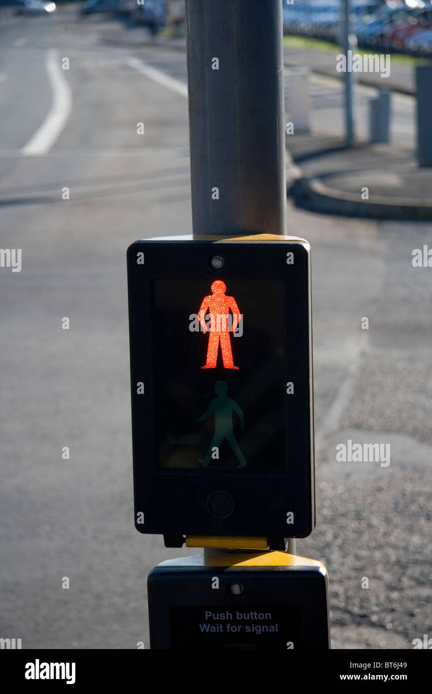 Red man pedestrian crossing hi-res stock photography and images - Alamy