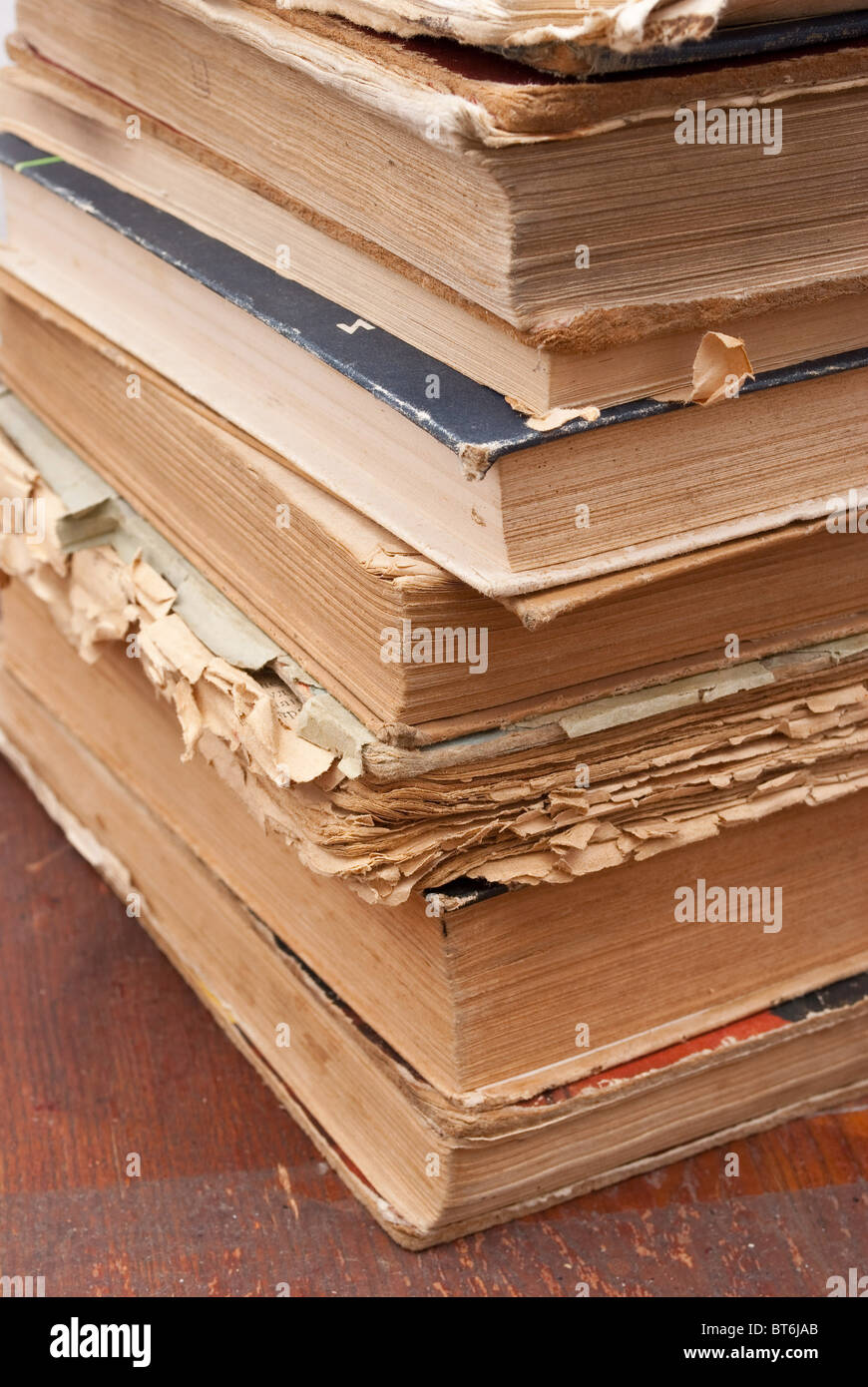 Pile of old books Stock Photo - Alamy