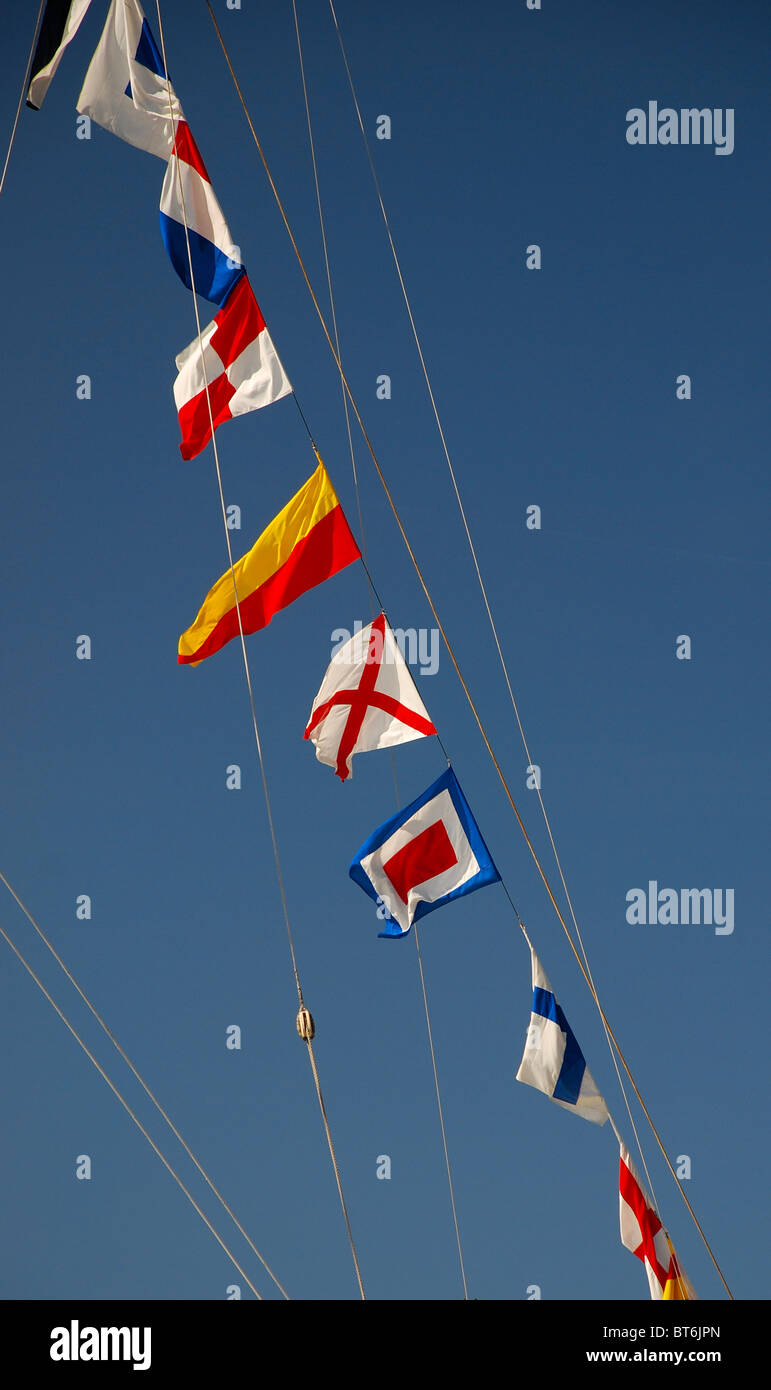 Sailing flags hi-res stock photography and images - Alamy