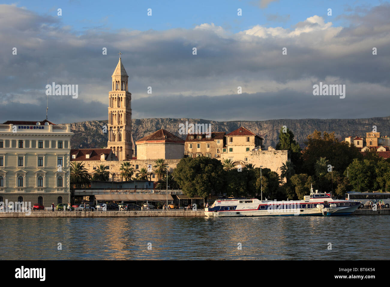 Croatia, Split, skyline, general view, cathedral Stock Photo - Alamy