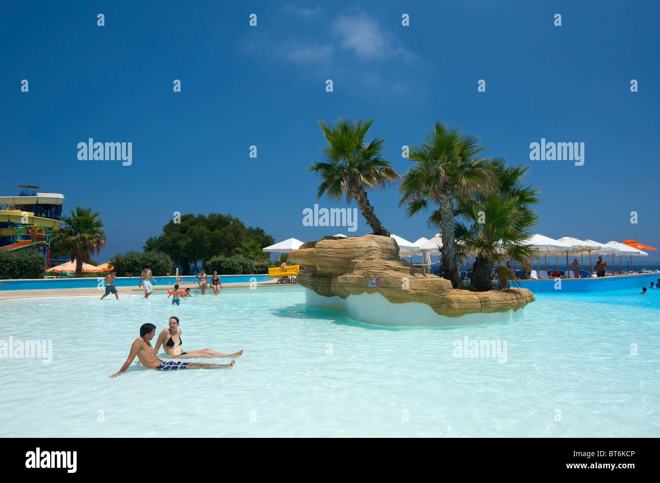 Splash and Fun Theme Park, Malta Stock Photo - Alamy