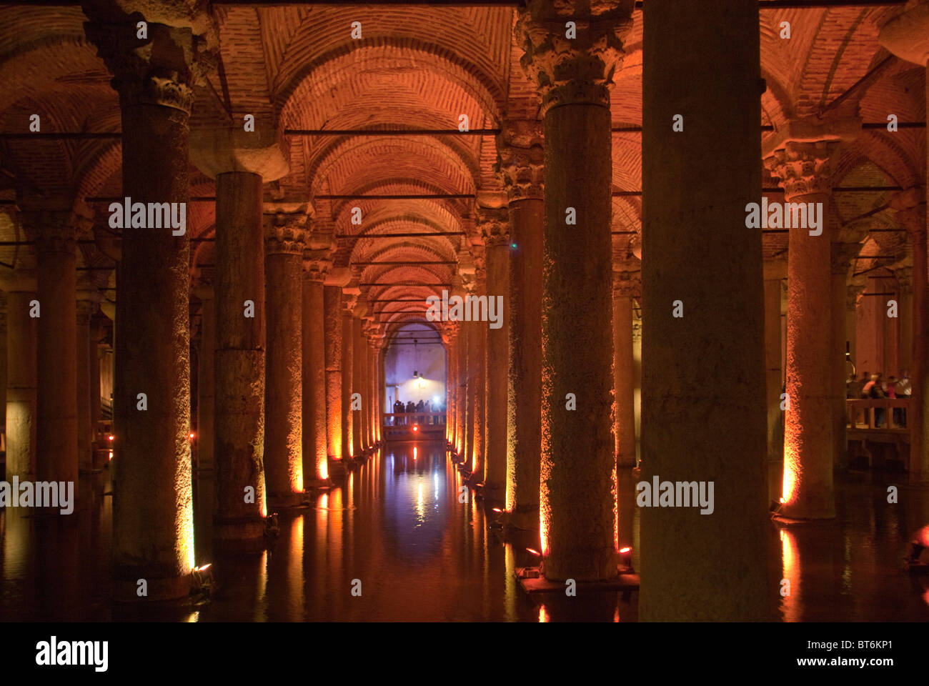 The Basilica Cistern Yerebatan Sarayı - "Sunken Palace" underground in ...