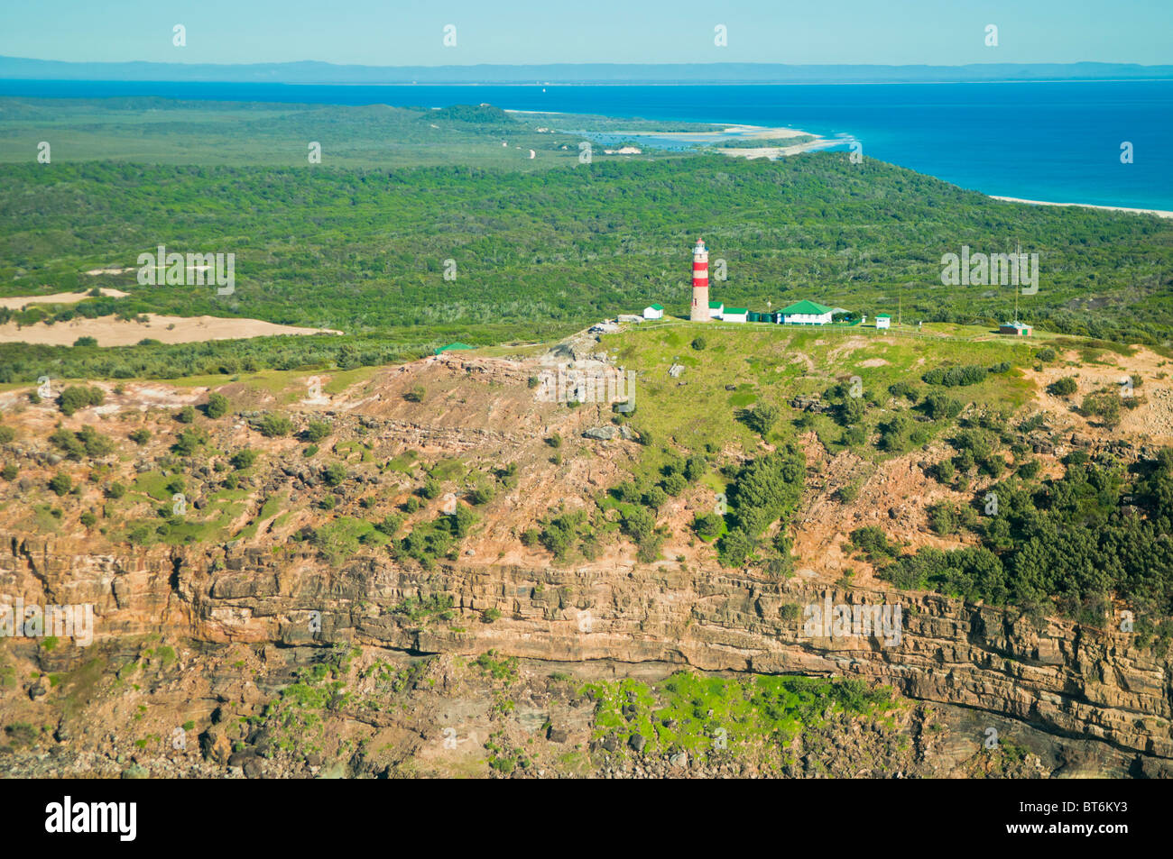 Cape Moreton & lighthouse, Moreton Island, Queensland, Australia Stock ...