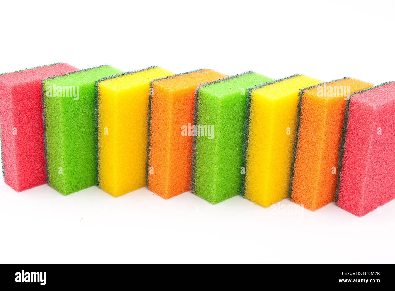 Coloured kitchen sponges Stock Photo - Alamy