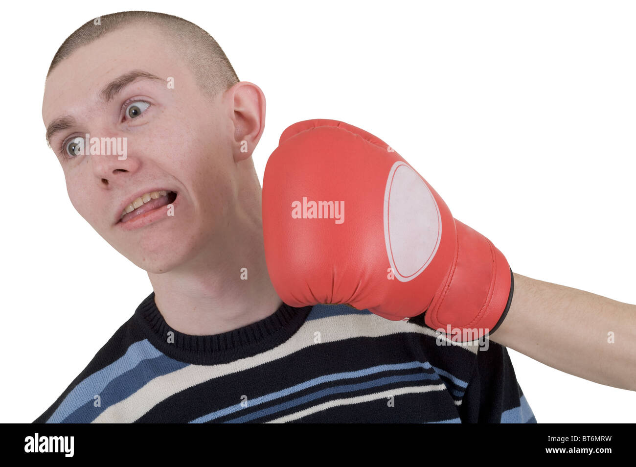 By taking a punch hi-res stock photography and images - Alamy