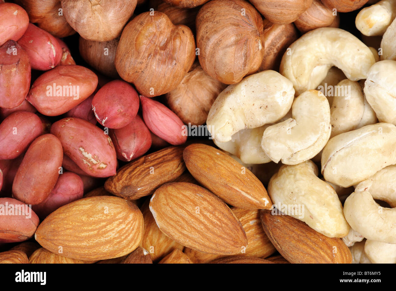 Set of nuts Stock Photo - Alamy