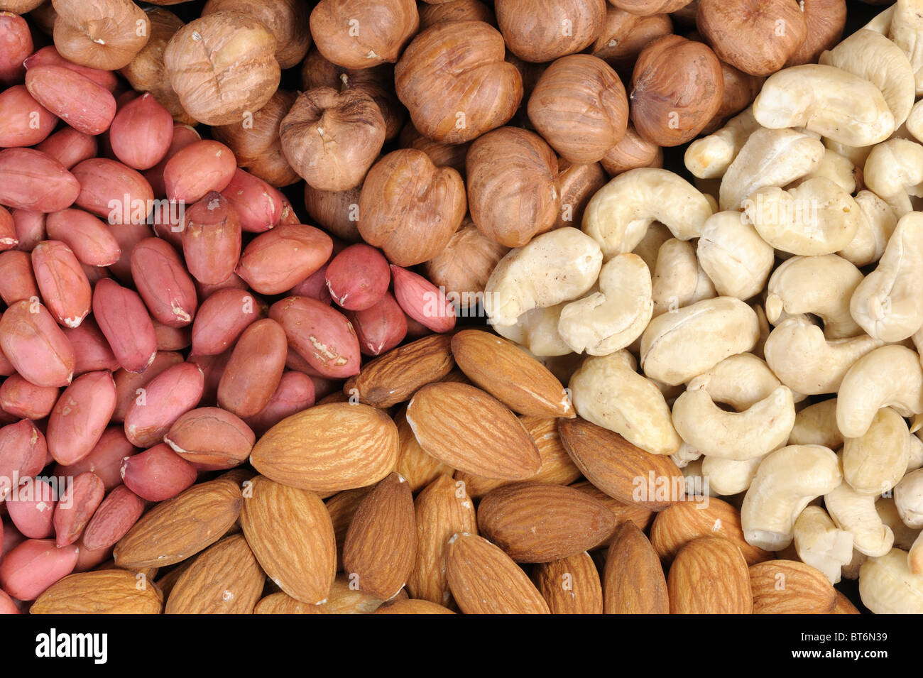 Set of nuts Stock Photo - Alamy