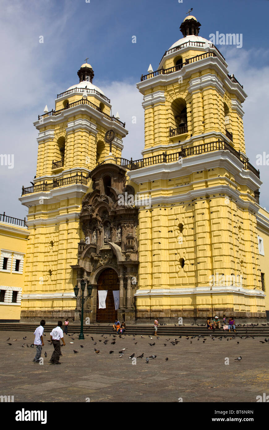 San Francisco Church Lima Peru Stock Photo - Alamy