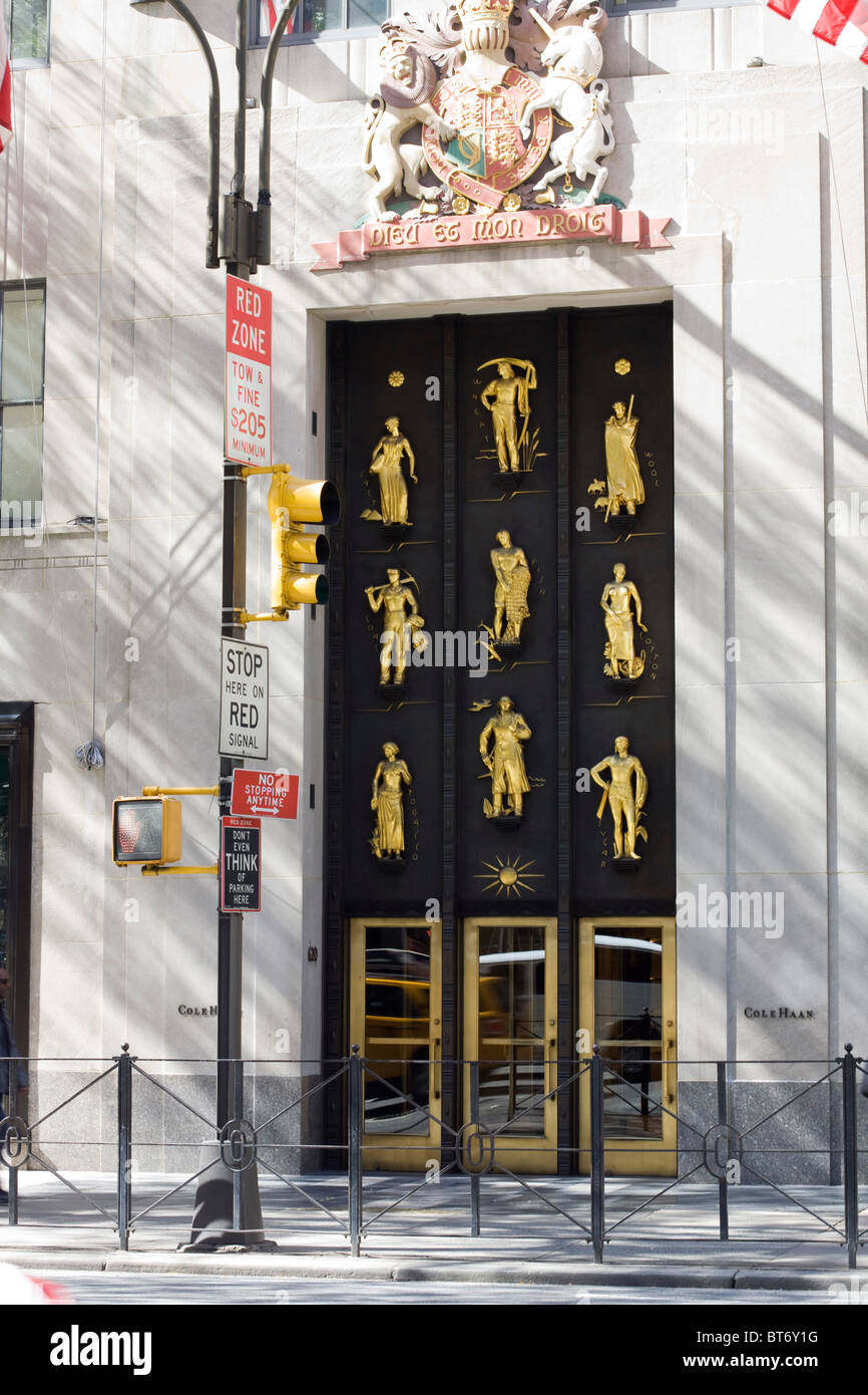 The Main Entrance to the British Commonwealth Industry Building at the ...
