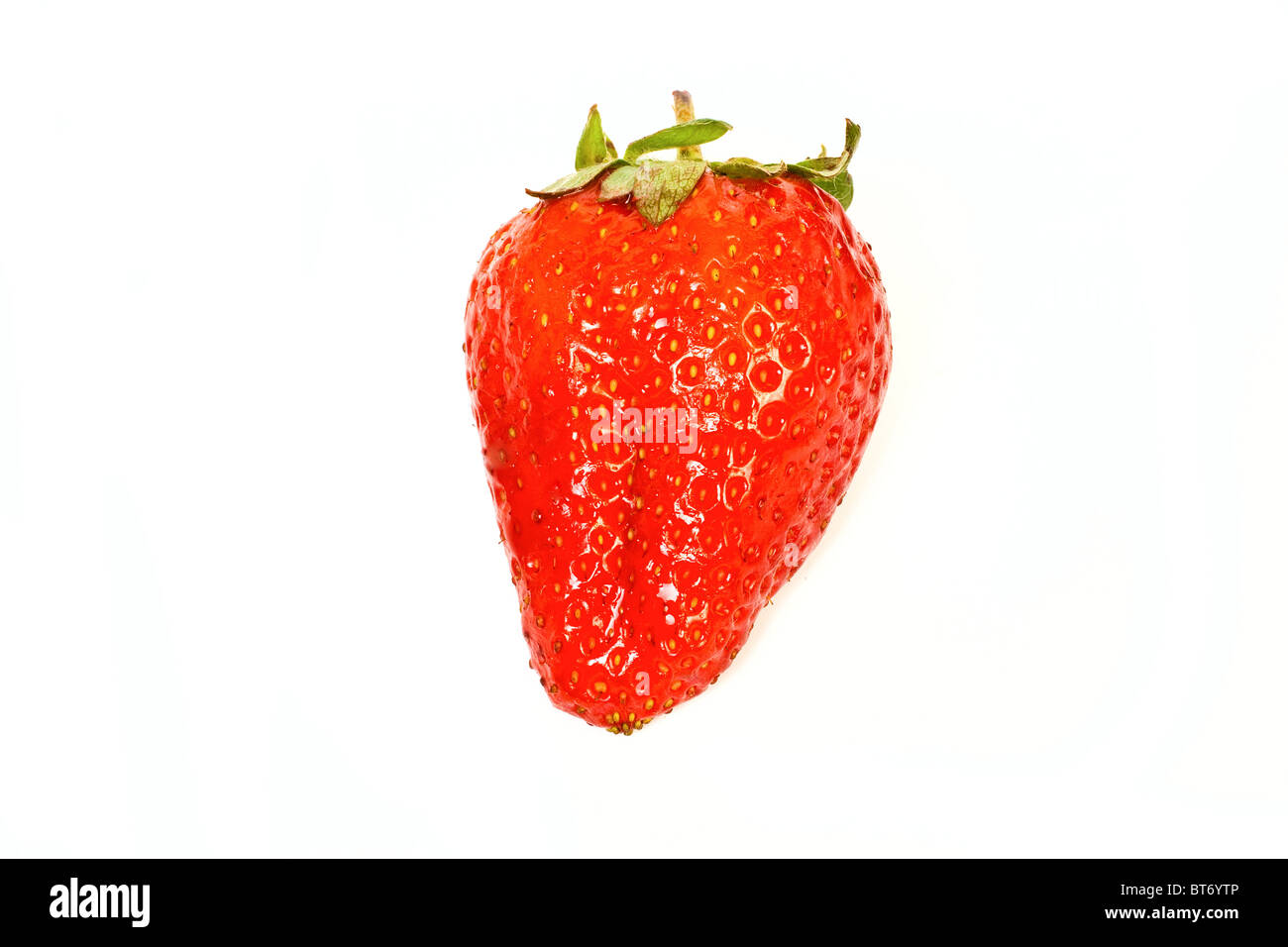 Strawberry isolated on white background Stock Photo - Alamy