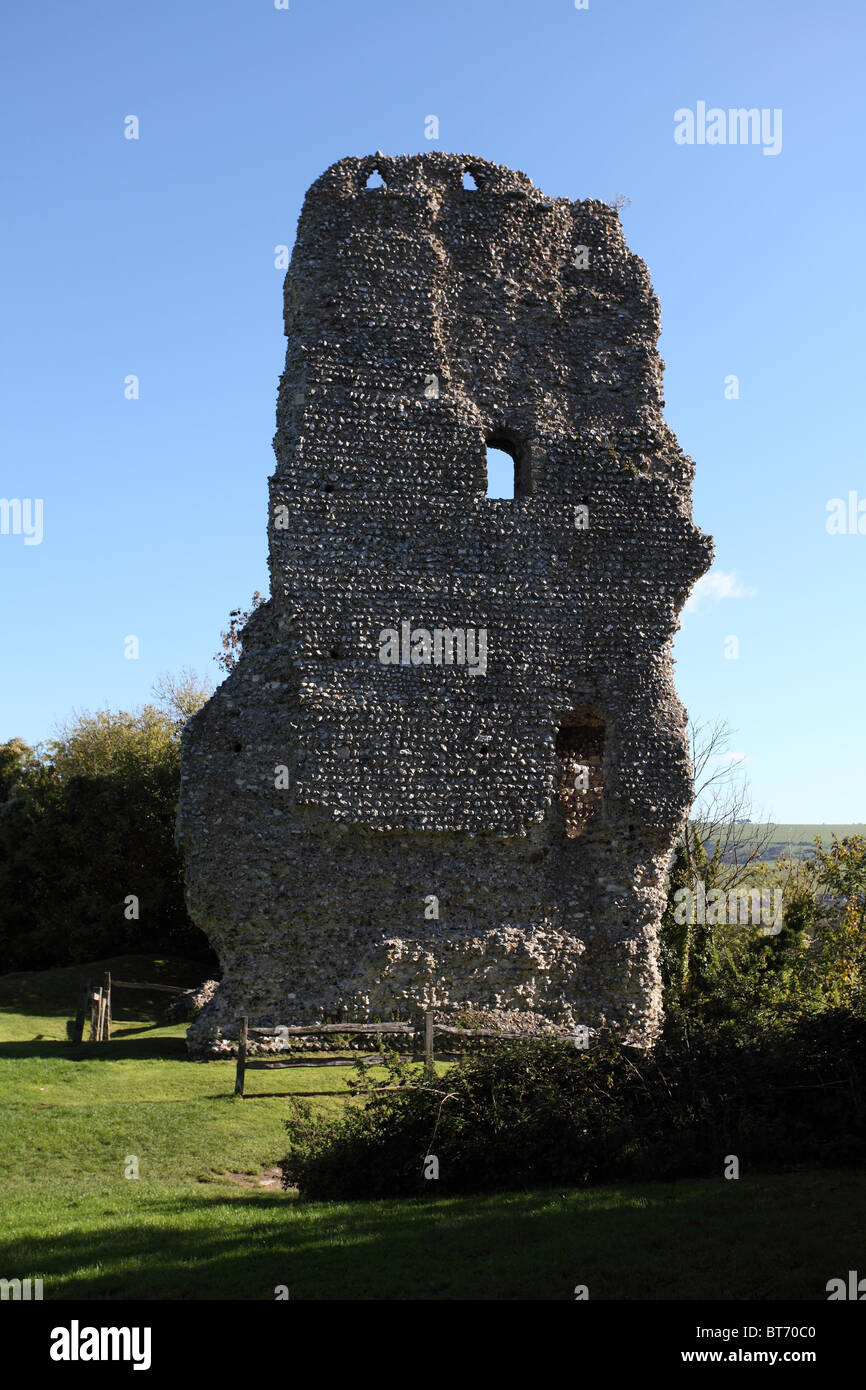 The remains of Bramber Castle in West Sussex. Picture by James Boardman ...