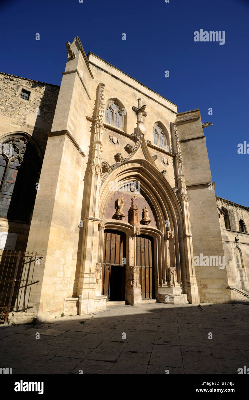 France, Provence, Avignon, church of Saint Agricol Stock Photo - Alamy