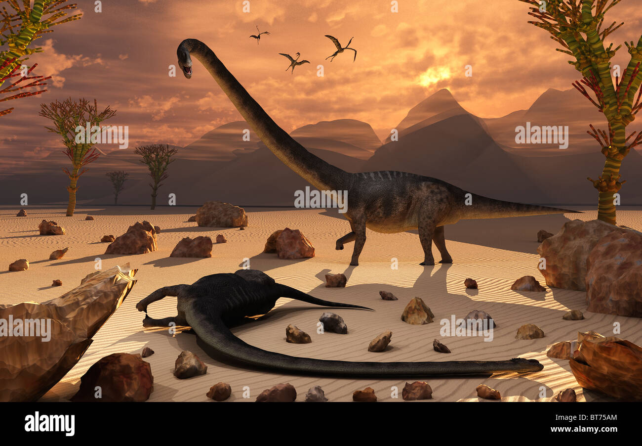Jurassic period landscape hi-res stock photography and images - Alamy