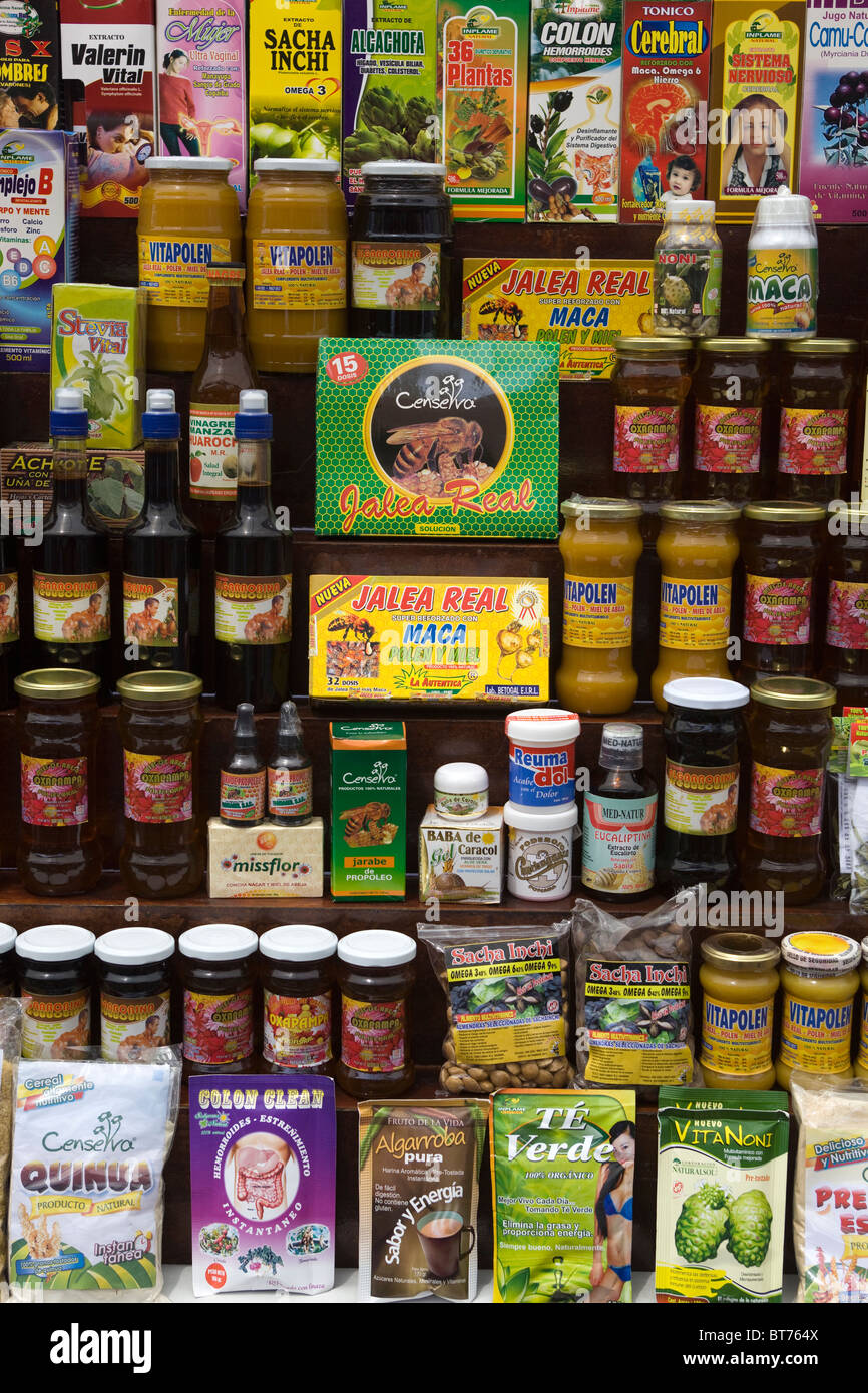 Health food shop window display hi-res stock photography and images - Alamy