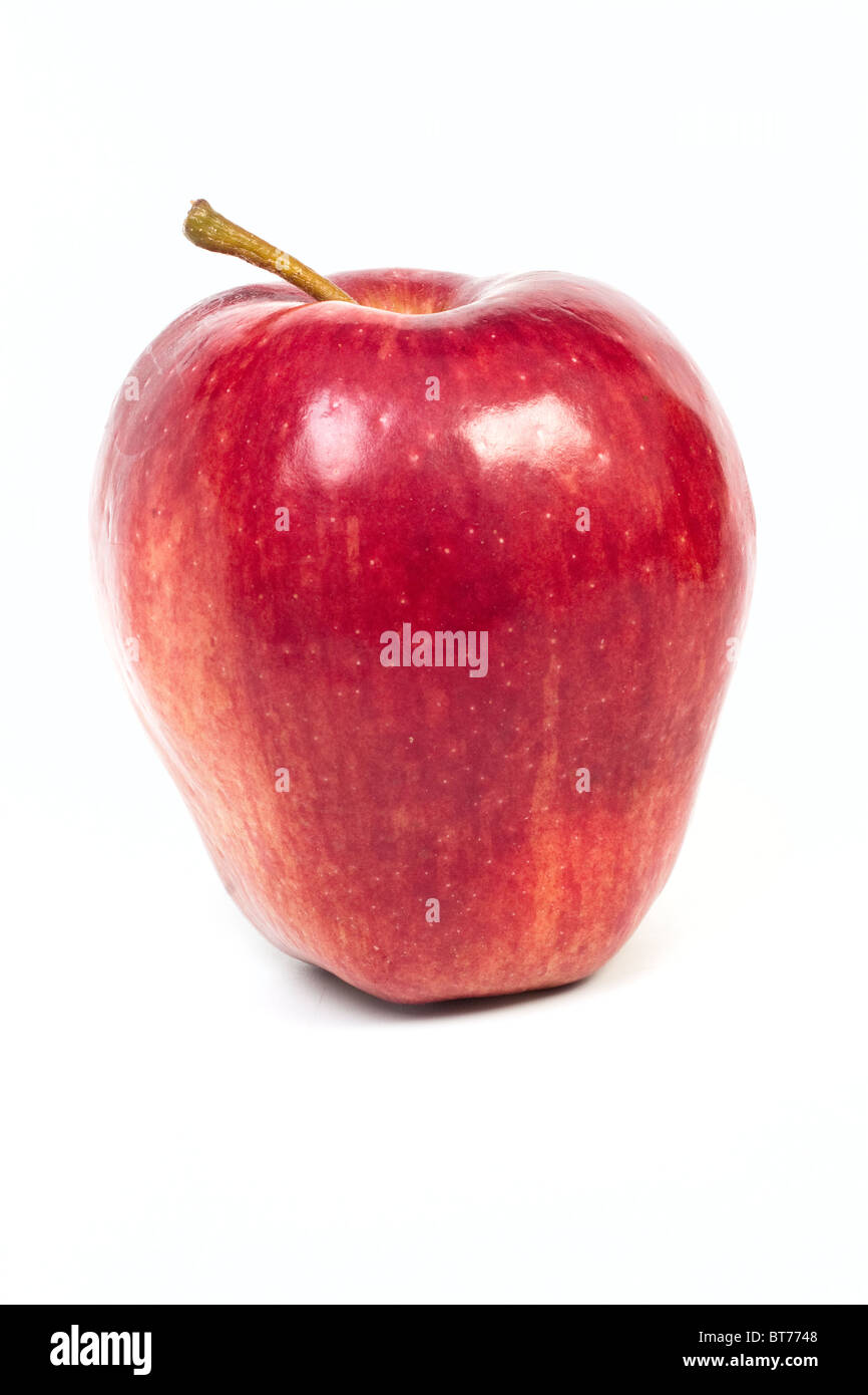 Apple isolated on white background Stock Photo - Alamy