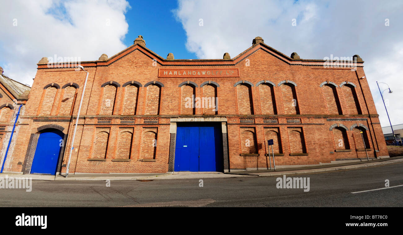 Former Harland & Wolff Foundry building in Strand Road, Bootle Stock ...