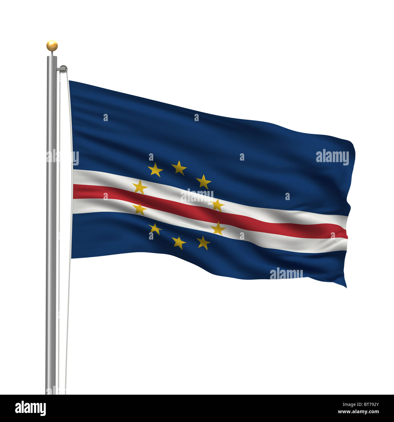 Flag of Cape Verde Stock Photo - Alamy