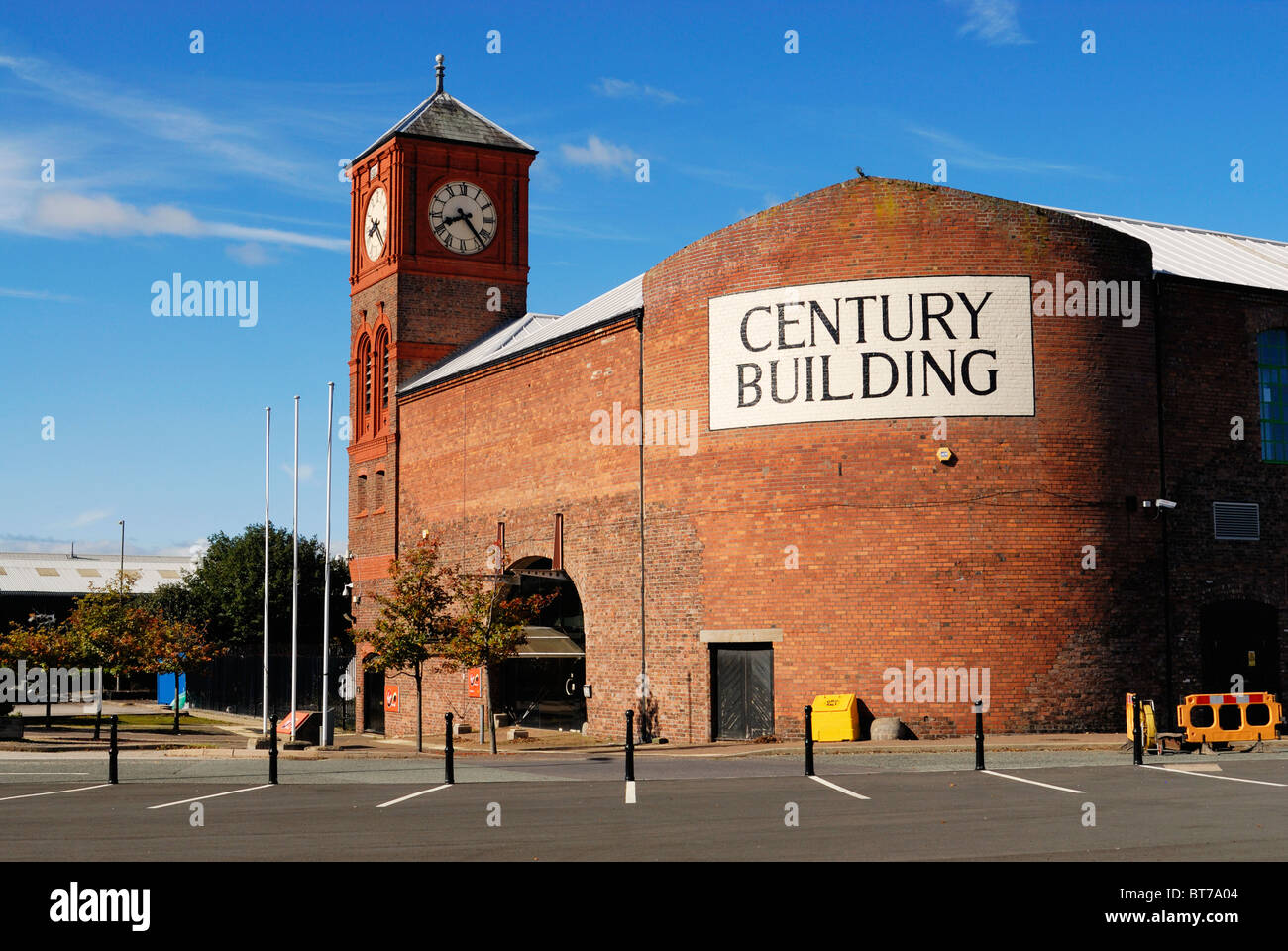 Former Dock buildings in Brunswick Dock, south Liverpool Docks, now ...