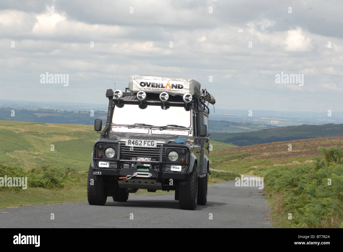 Land Rover Defender 130 1997 Stock Photo - Alamy