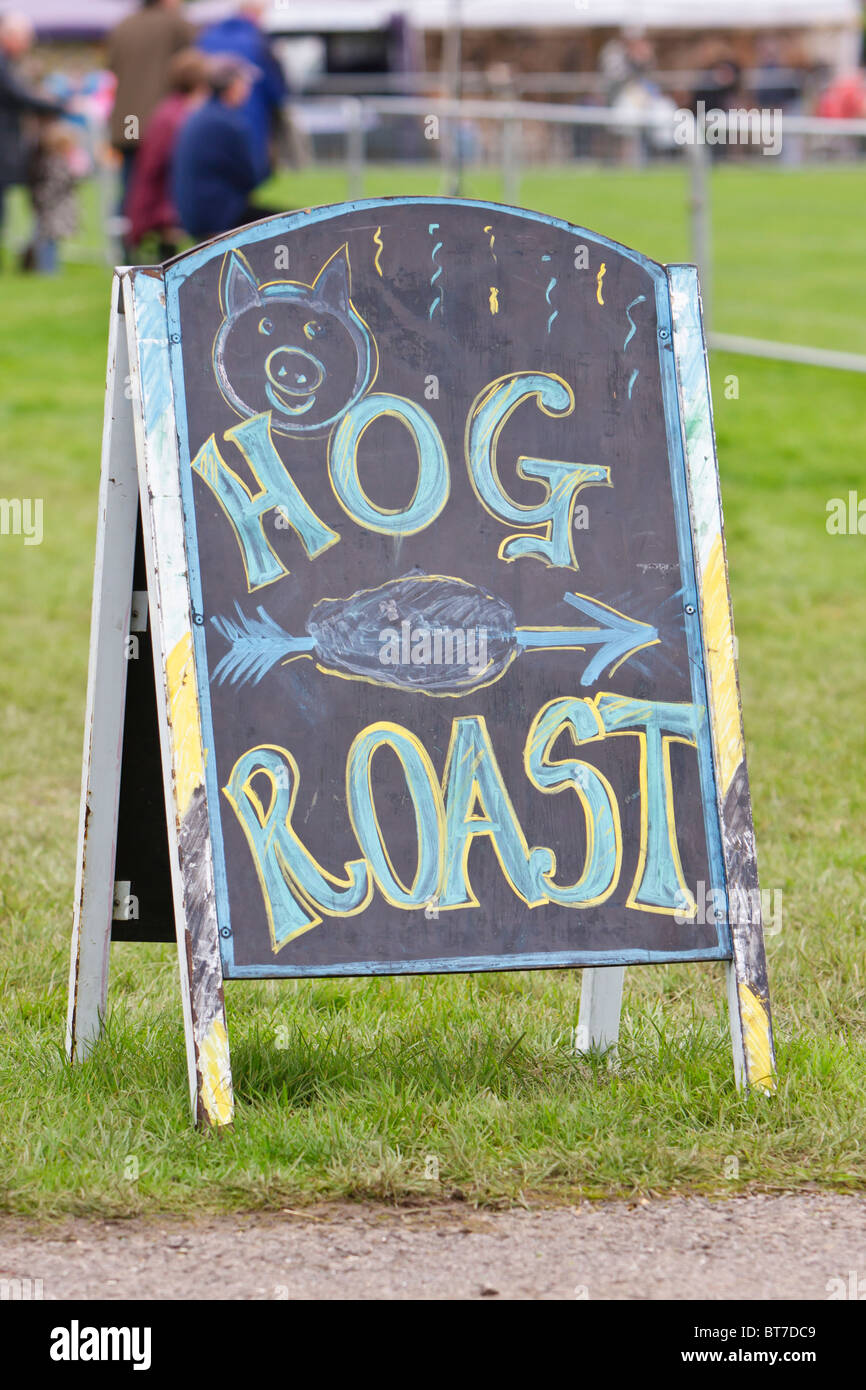 Hog roast sign hi-res stock photography and images - Alamy