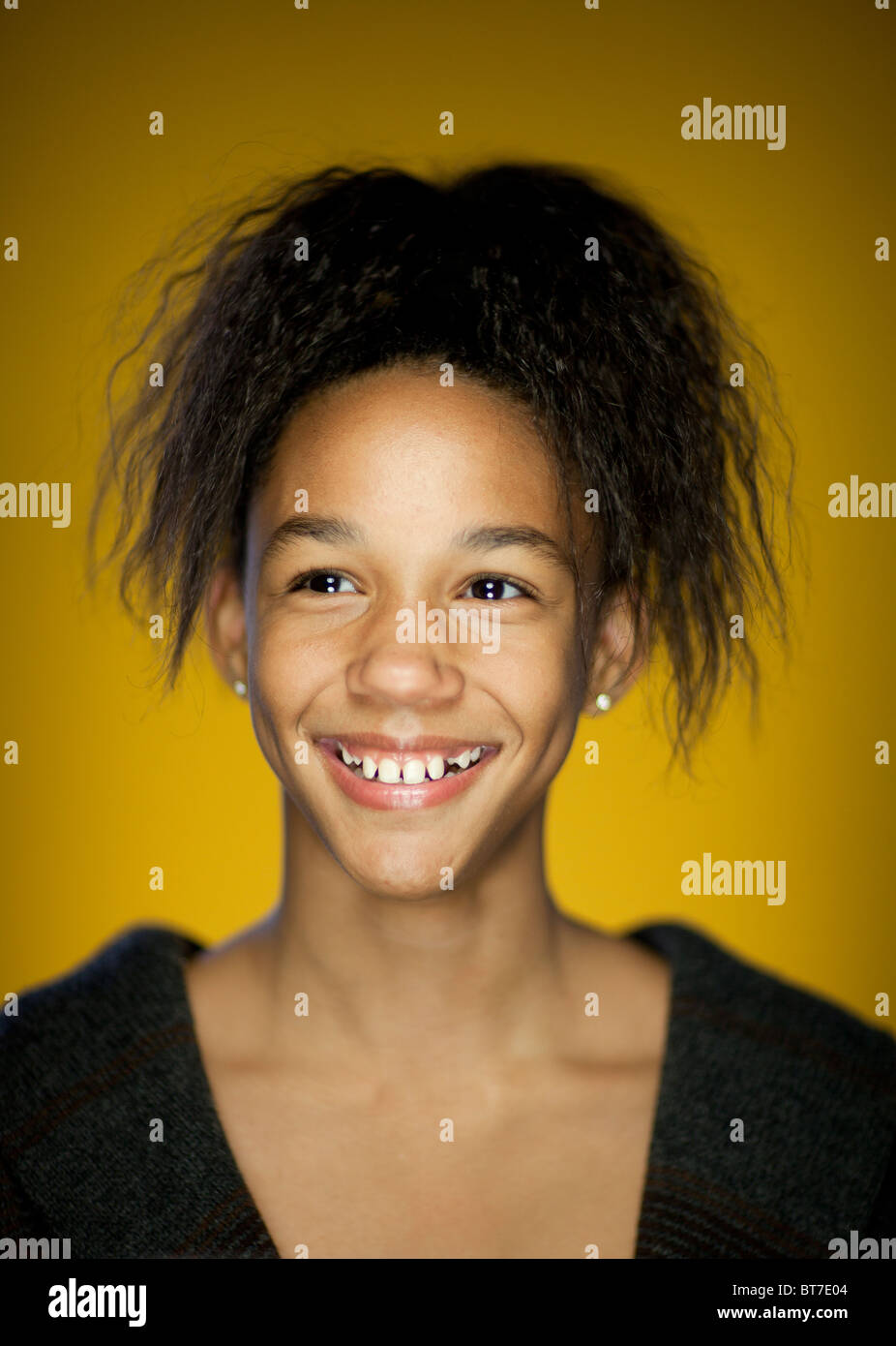 Happy teenager portrait hi-res stock photography and images - Alamy